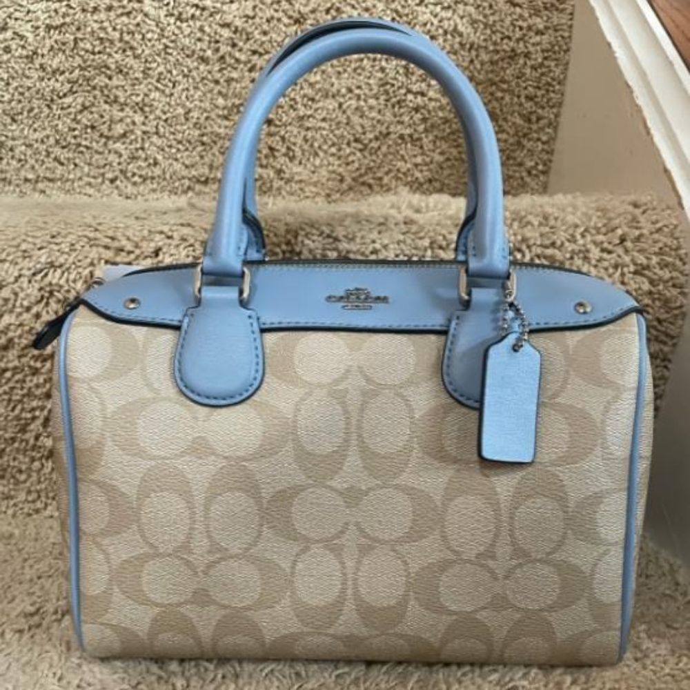 Coach Mini Bennett Satchel In Signature - Gem